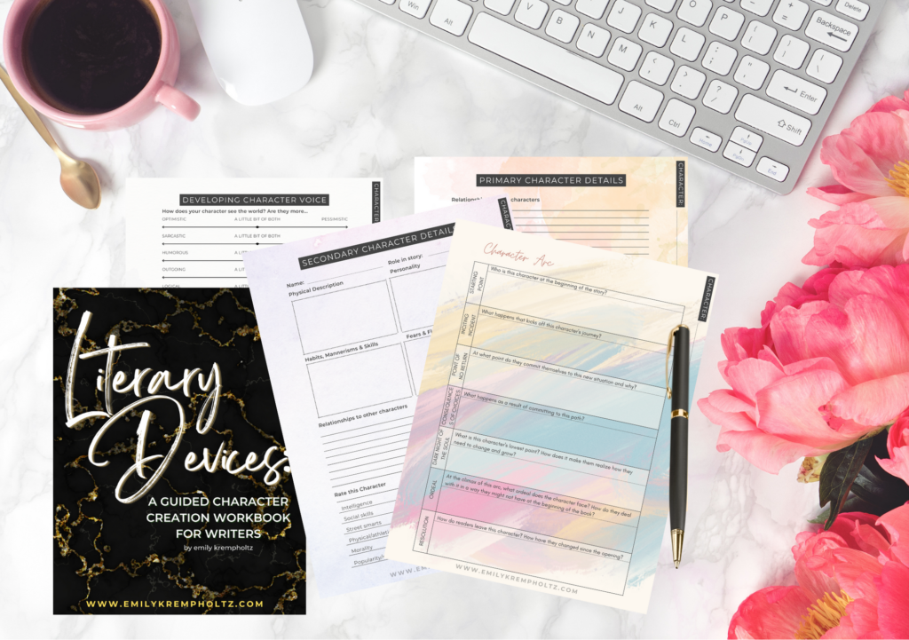 Character Arc Creation Set - Printable PDF download - Emily Krempholtz